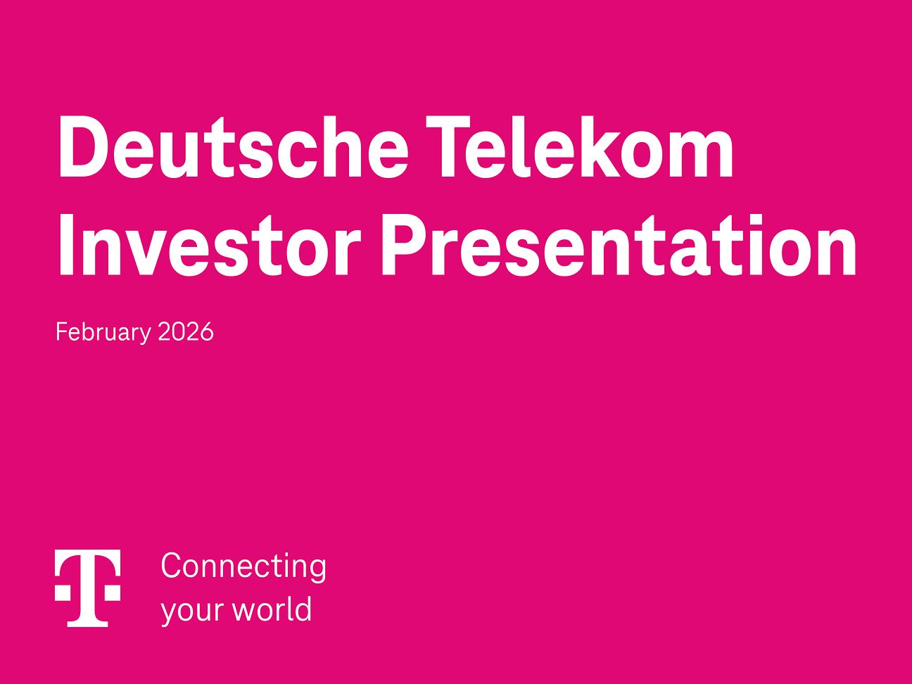 Chart | Deutsche Telekom