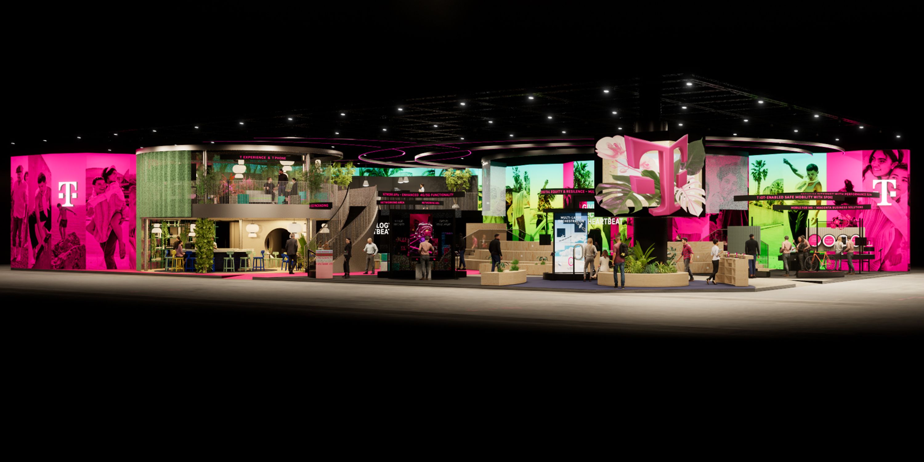 Vorschau: Der Telekom-Stand auf dem Mobile World Congress | Deutsche ...