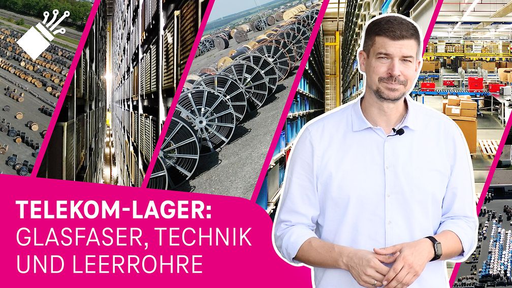 Telekom-Lager: Der Turmbau zu Kabel | Deutsche Telekom