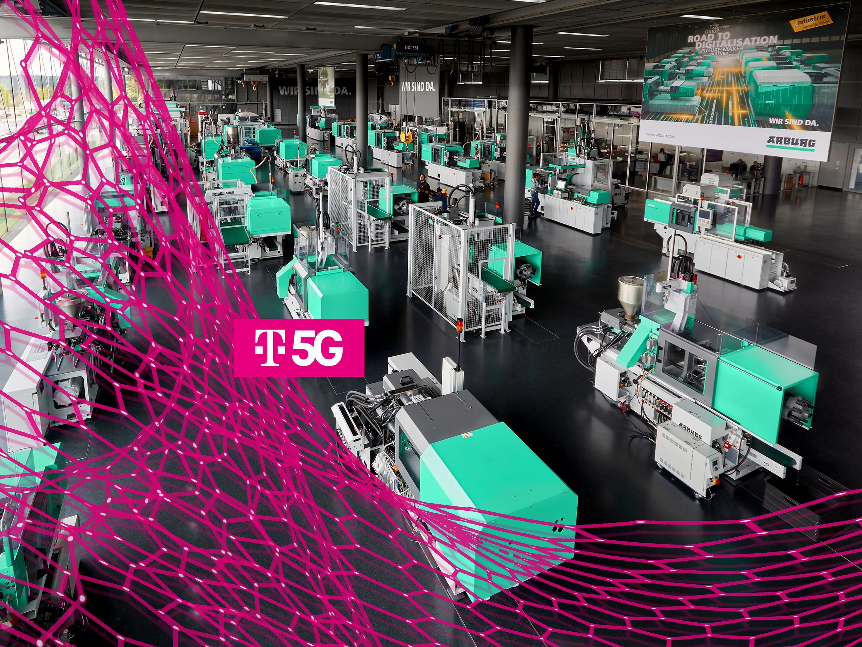 New Campus network with 5G industrial frequency | Deutsche Telekom