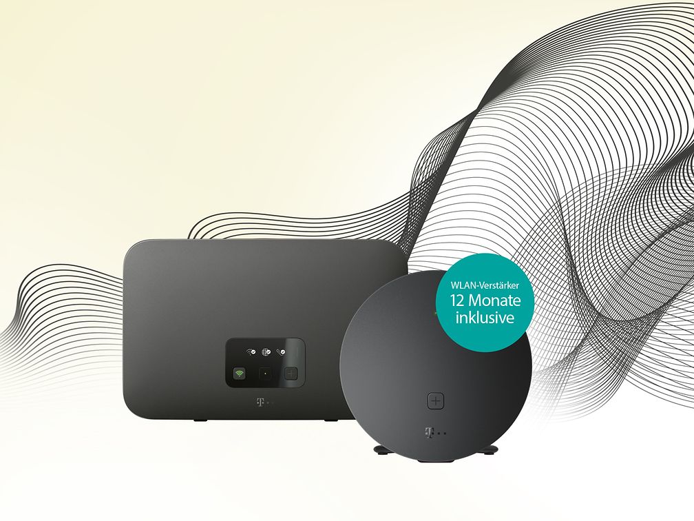Zuhause stabiles WLAN: Telekom Mesh-Verstärker zwölf Monate inklusive ...