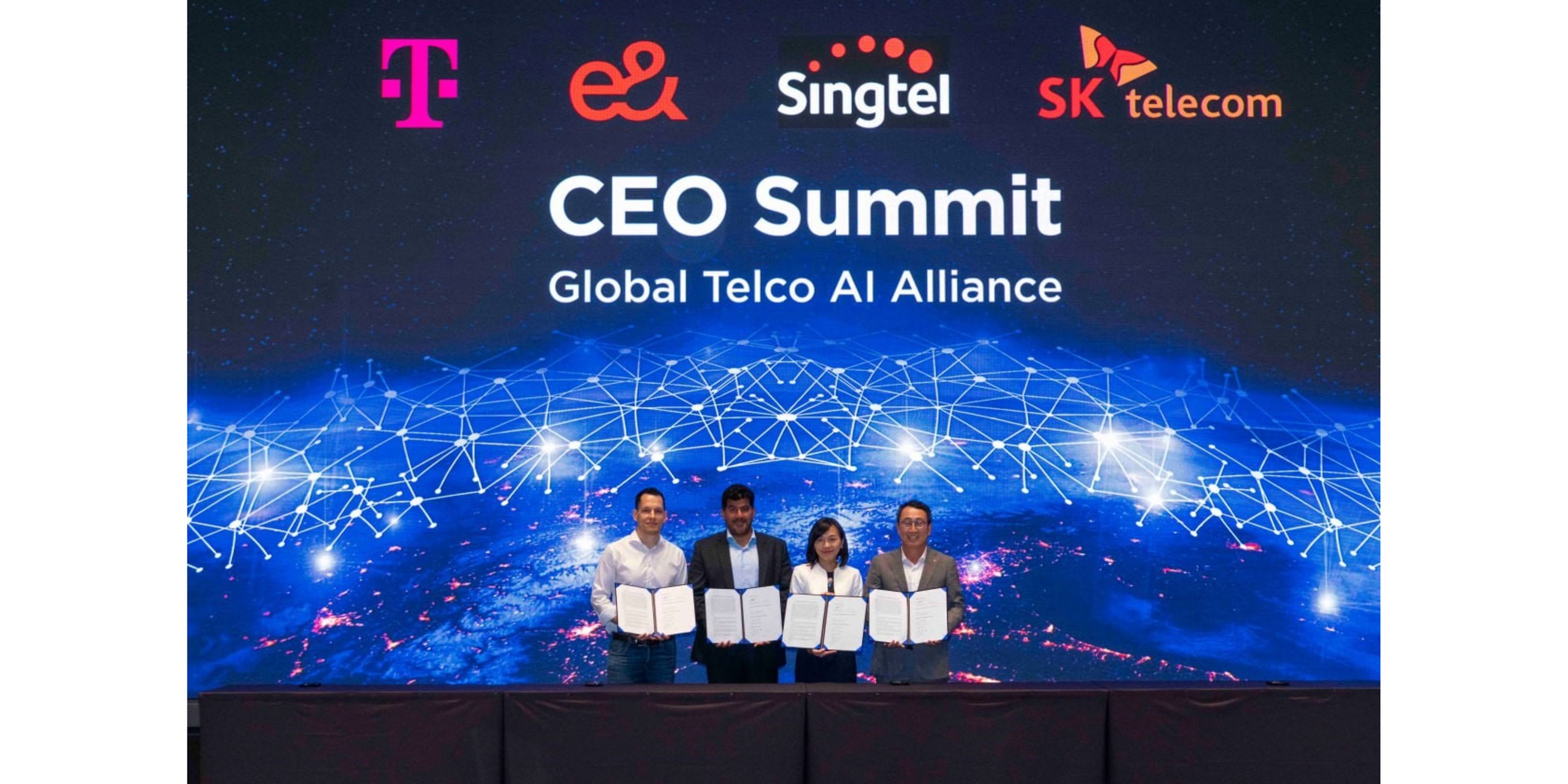 Deutsche Telekom, e&, Singtel und SK Telecom gründen „Global Telco AI Alliance“ | Deutsche Telekom