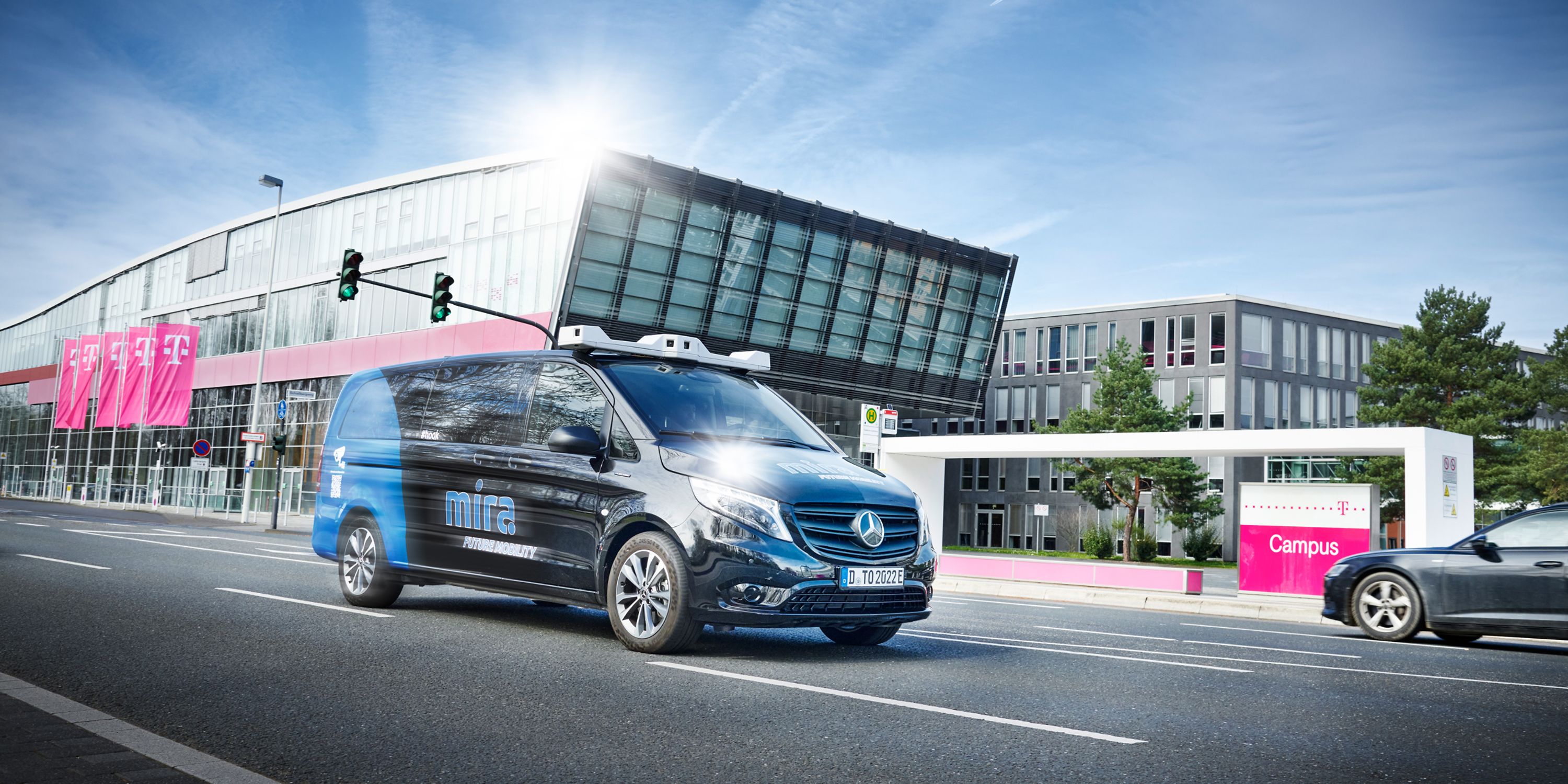 5G: Test für ferngesteuerte Shuttles in Bonn | Deutsche Telekom