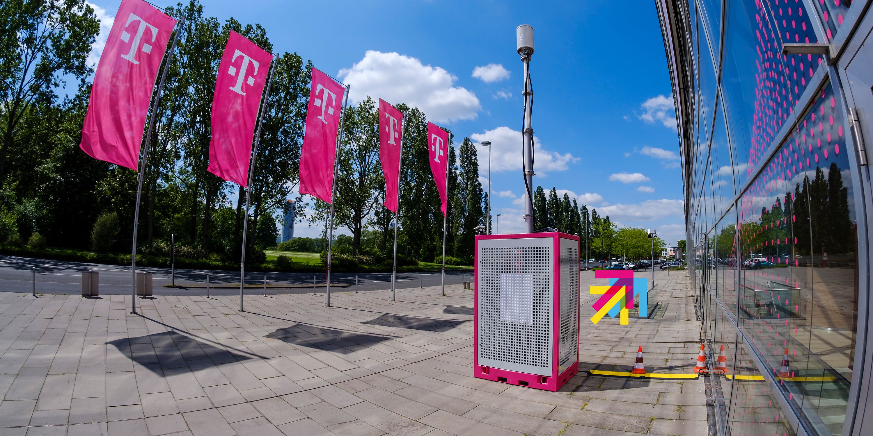 „Cell tower to go“ at Digital X | Deutsche Telekom