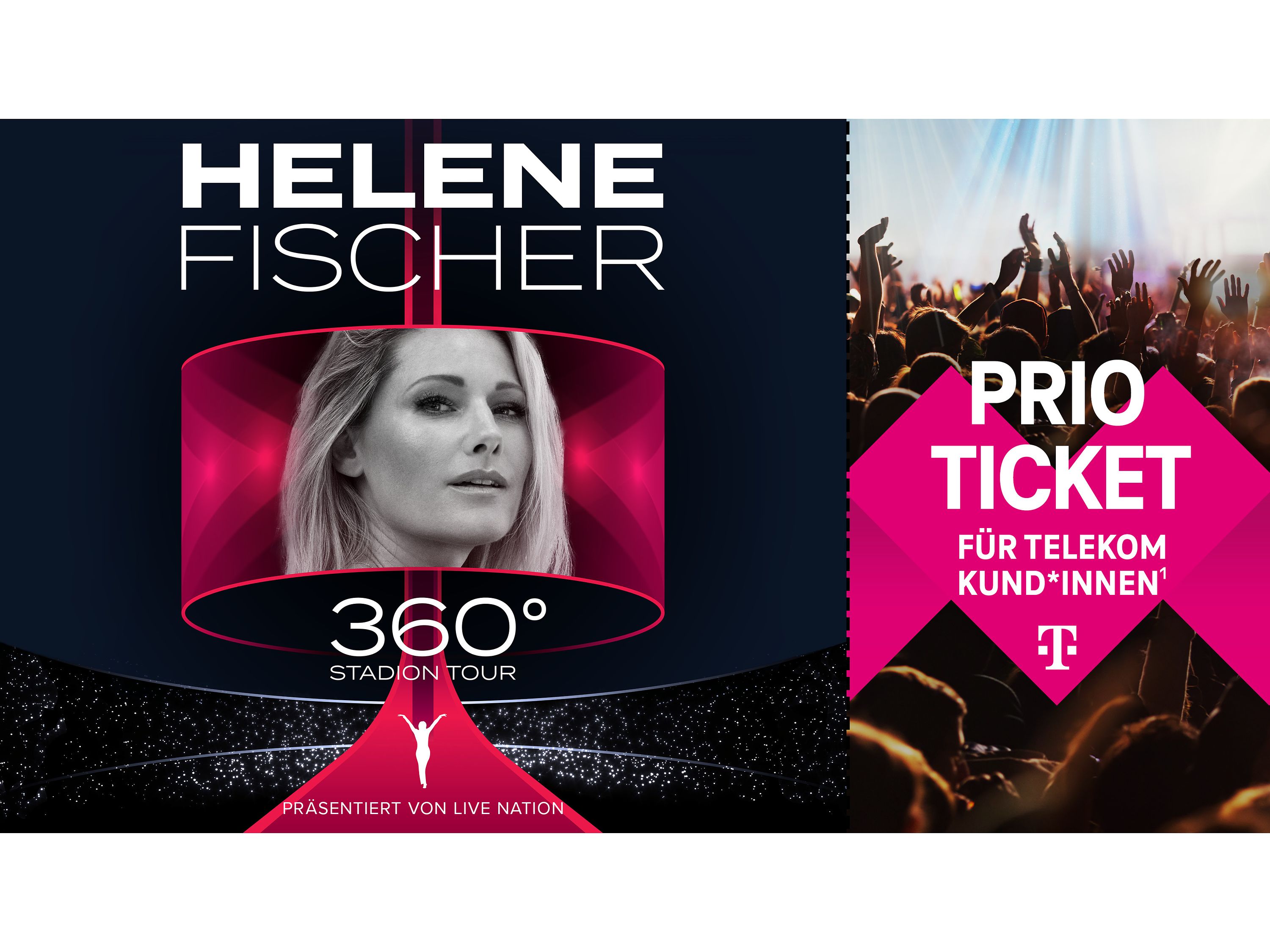Helene Fischer auf 360° Stadion Tour: Prio Tickets für Telekom-Kund ...