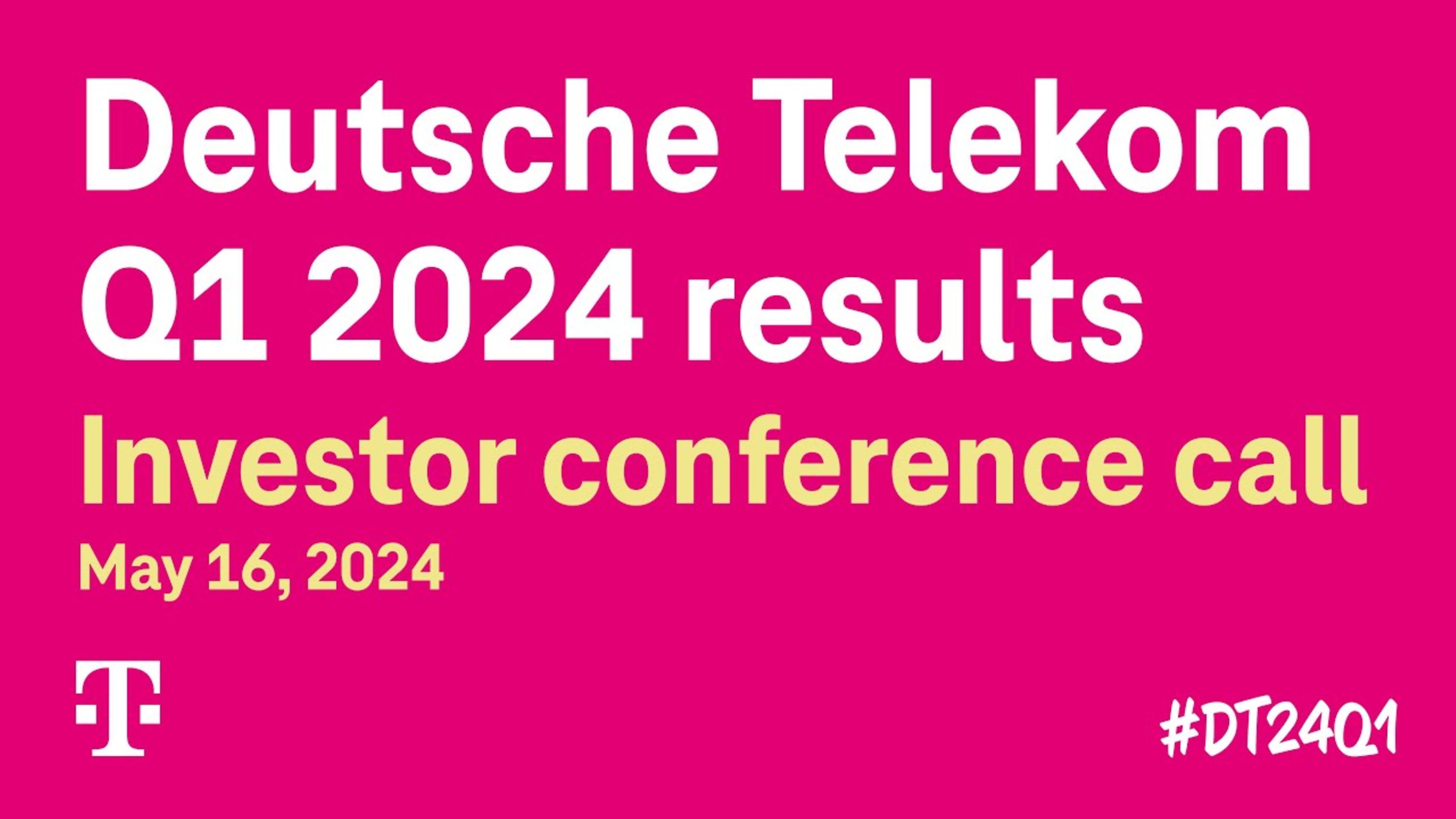 Financial Results 2024 | Deutsche Telekom