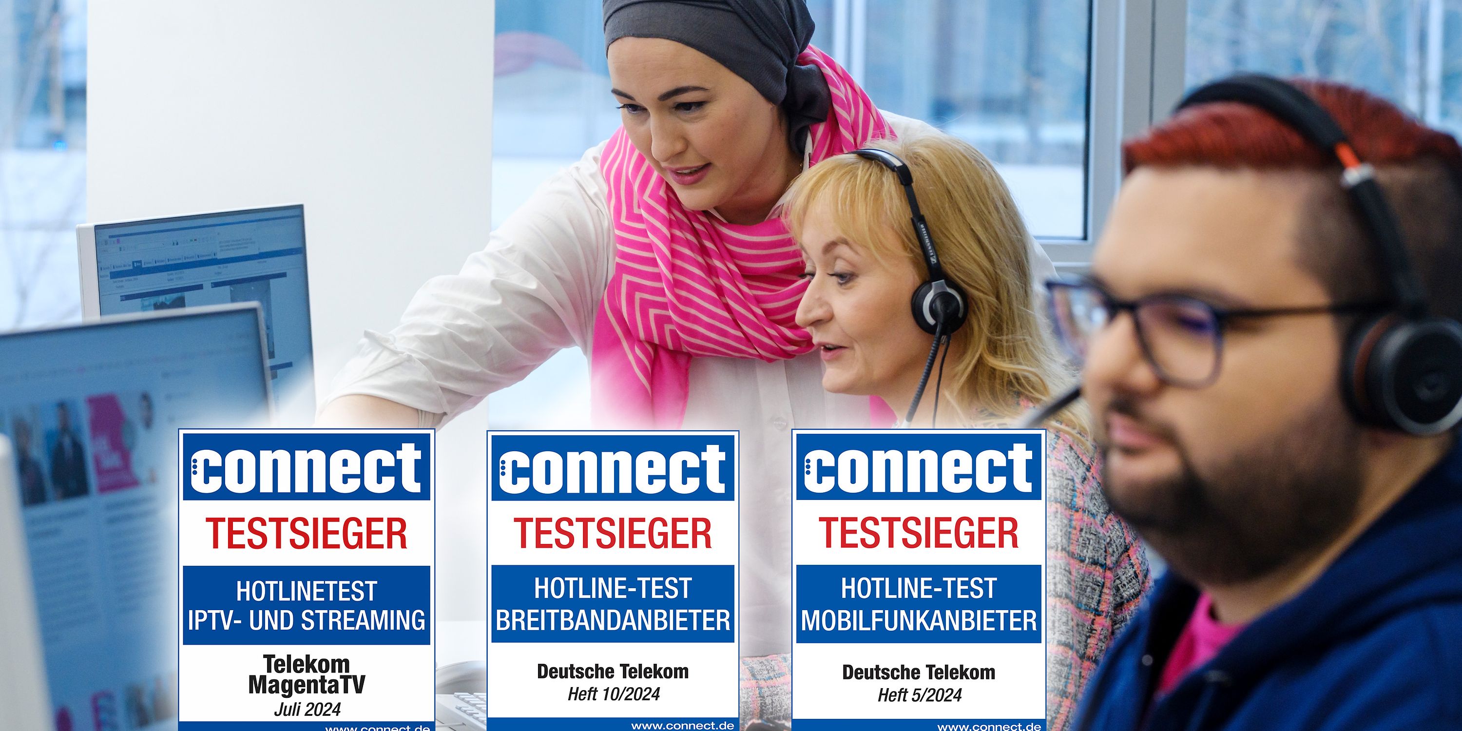 Connect vergibt alle drei Siege in Hotline-Tests an die Telekom ...