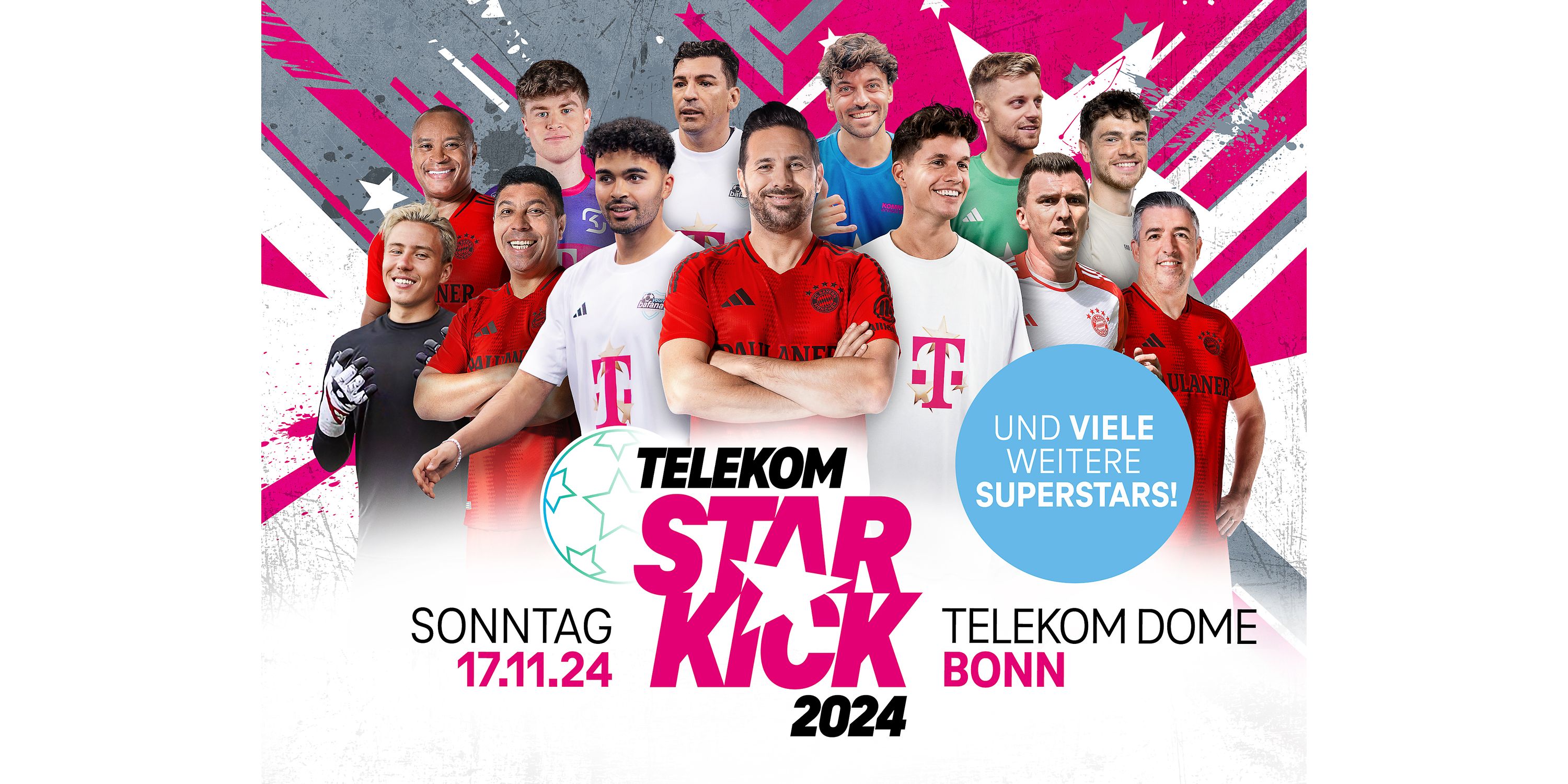 Fußball-Action pur: Telekom Starkick mit FC Bayern-Legenden | Deutsche ...