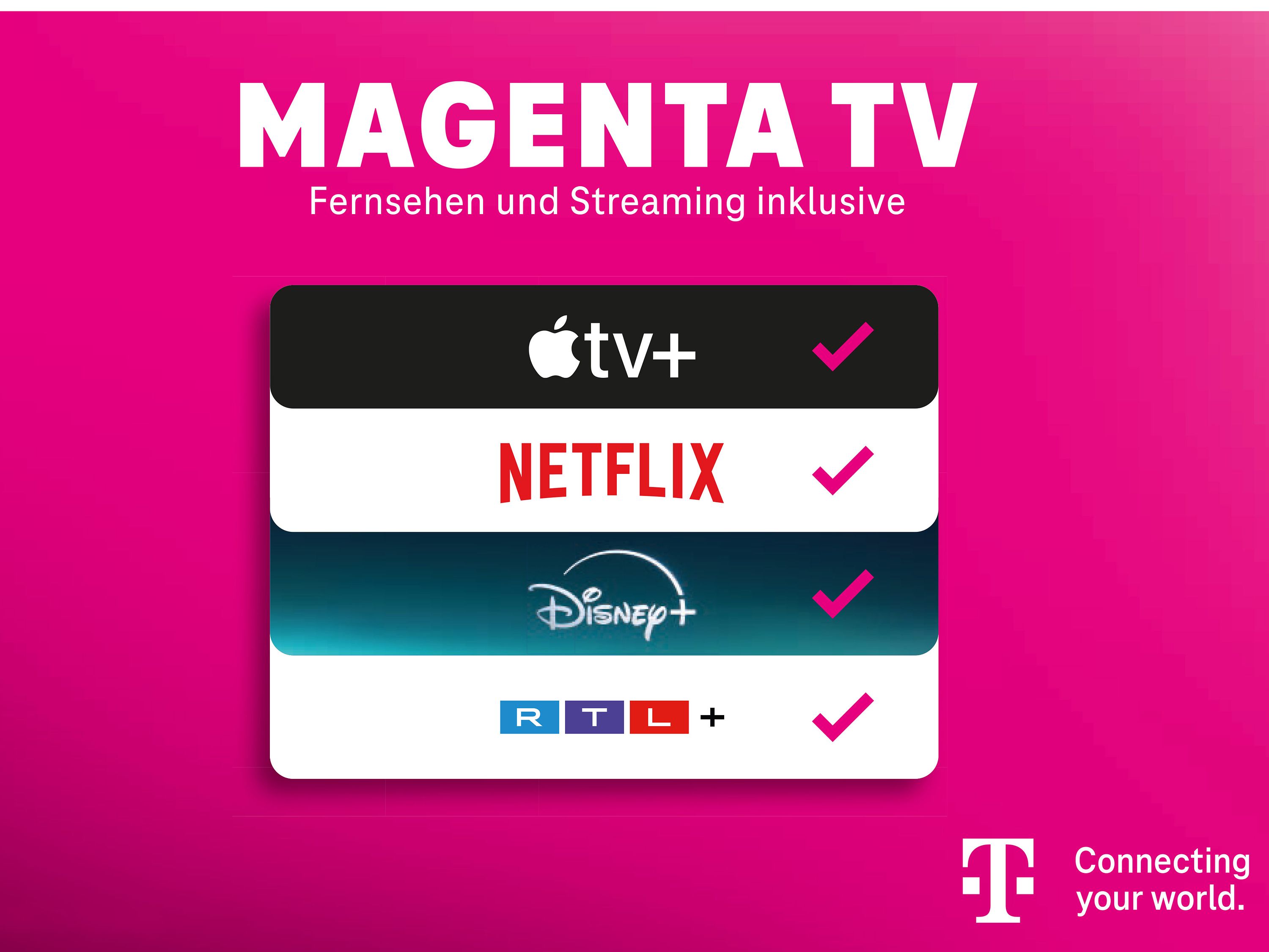 Beste Unterhaltung erleben: MagentaTV MegaStream jetzt inklusive Apple TV+ | Deutsche Telekom
