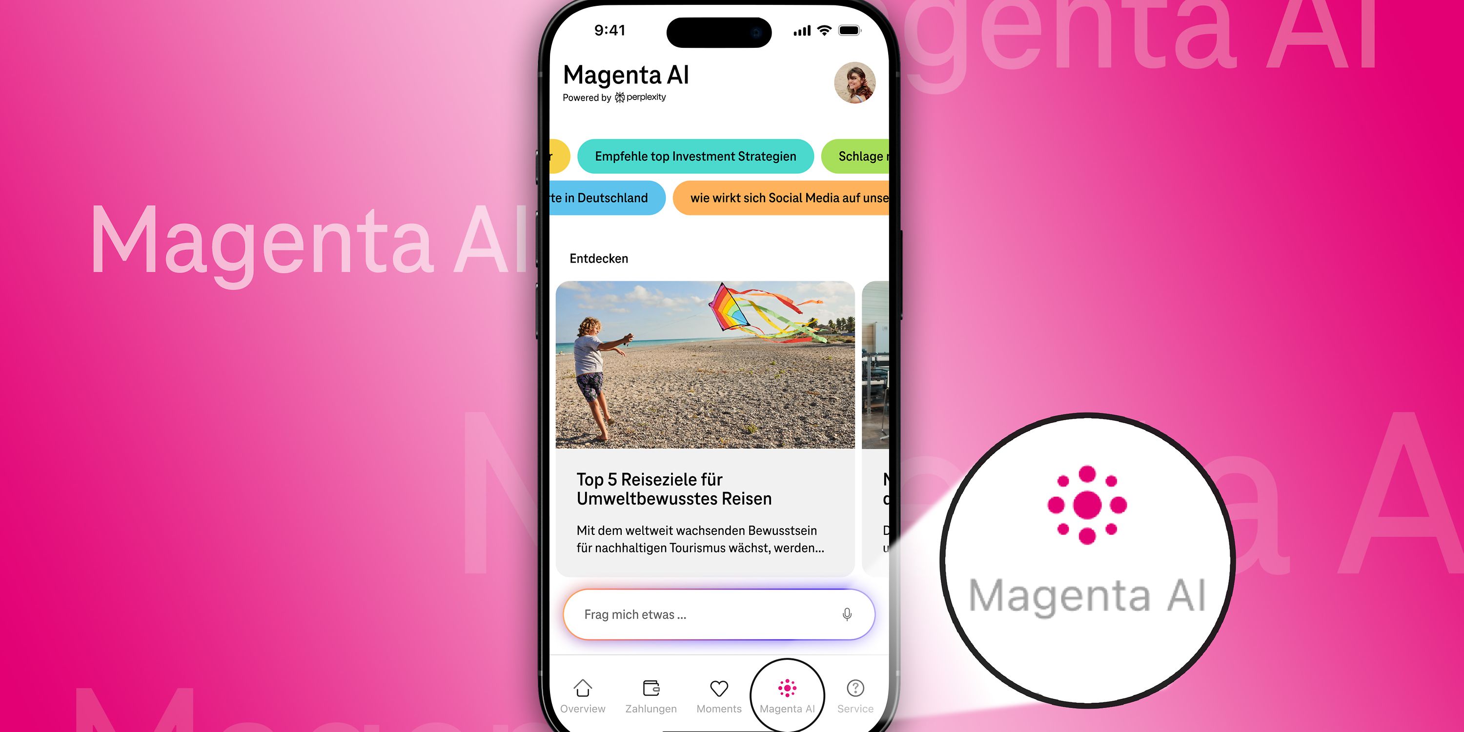 AI for everyone – Perplexity now under "Magenta AI" in the MeinMagenta ...