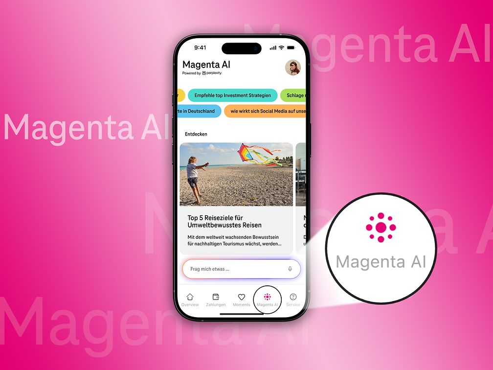 AI for everyone – Perplexity now under "Magenta AI" in the MeinMagenta app | Deutsche Telekom