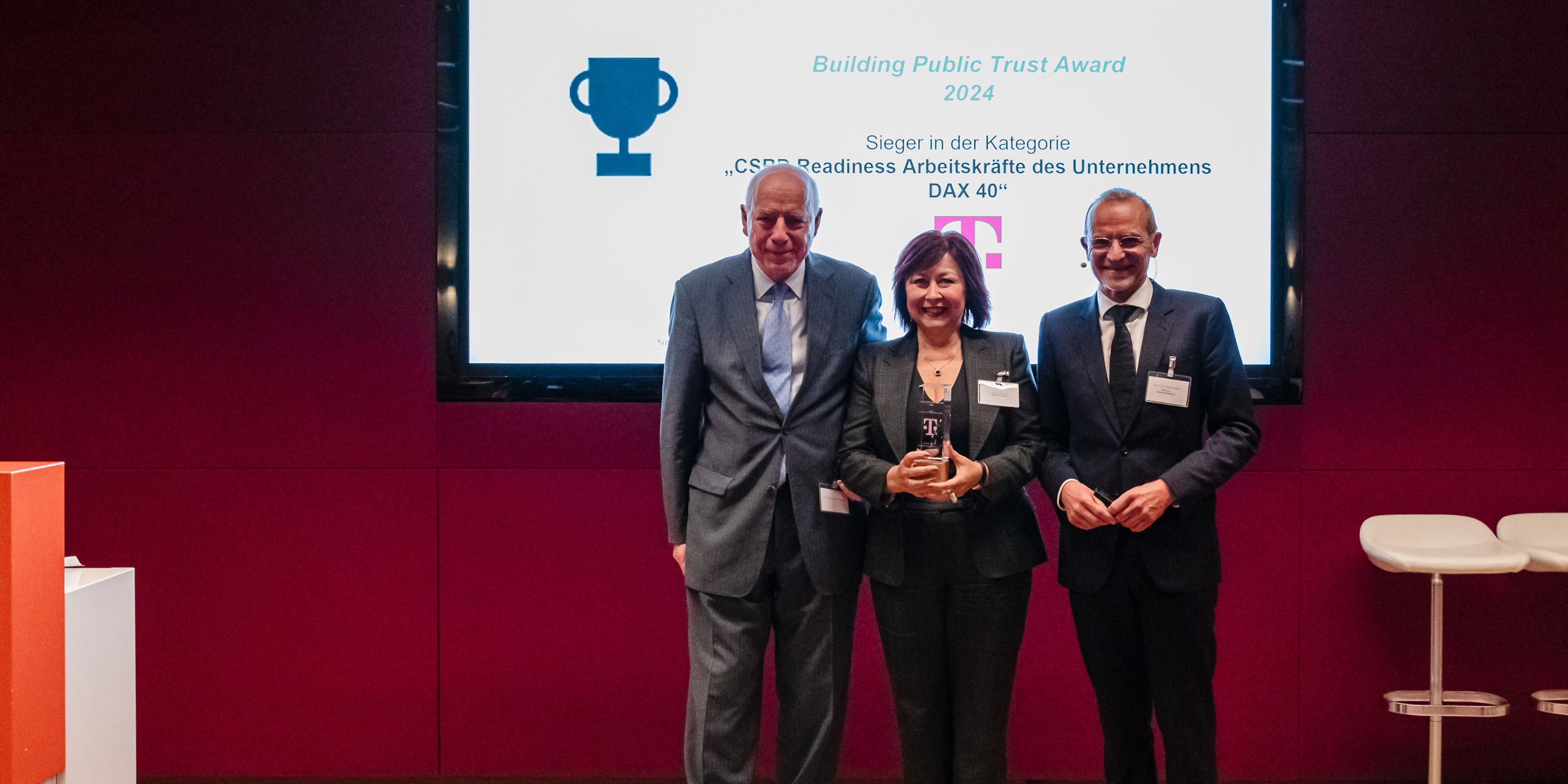 Best CSRD reporting on “own workforce” in the DAX 40 | Deutsche Telekom