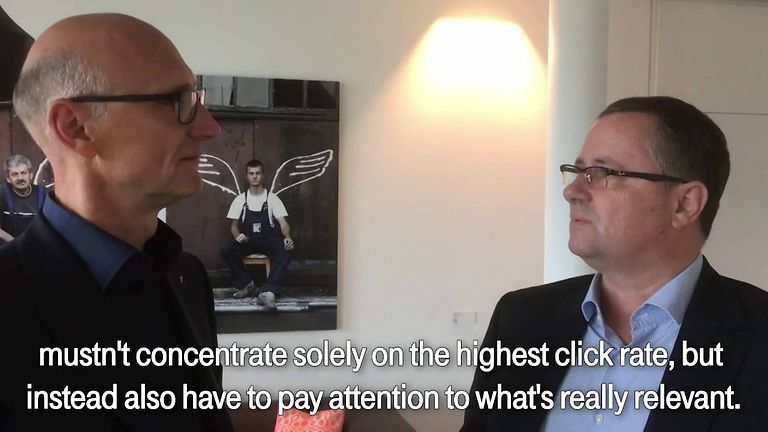 Holger Steltzner, journalist and publisher of F.A.Z., interviewed by ...