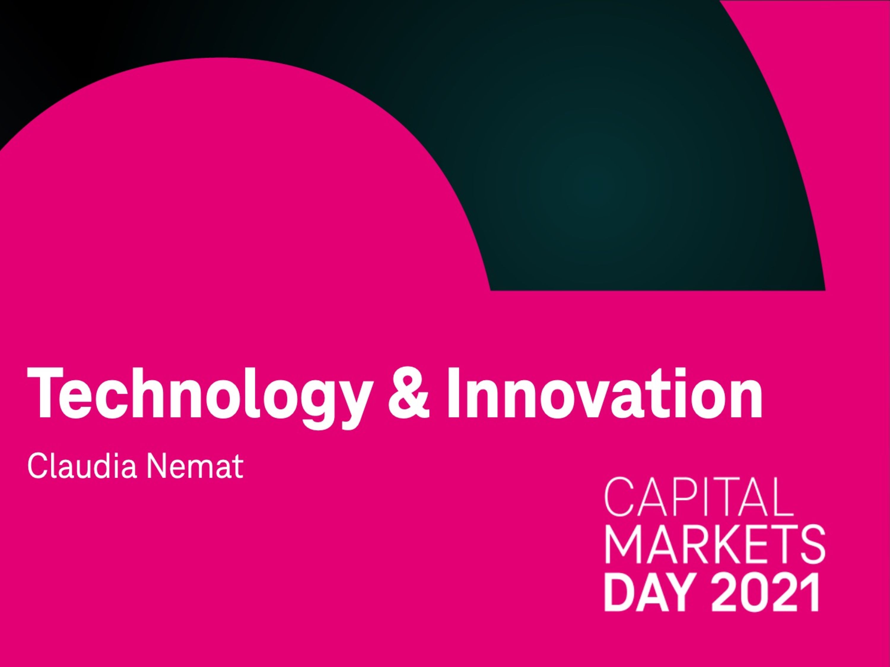 Capital Markets Day 2021 | Deutsche Telekom