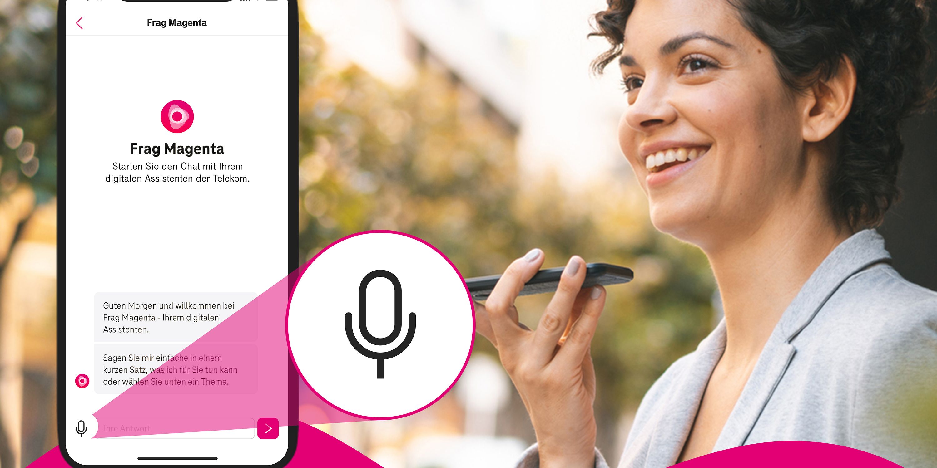 Mit Frag Magenta sprechen? Jetzt in der MeinMagenta App | Deutsche Telekom