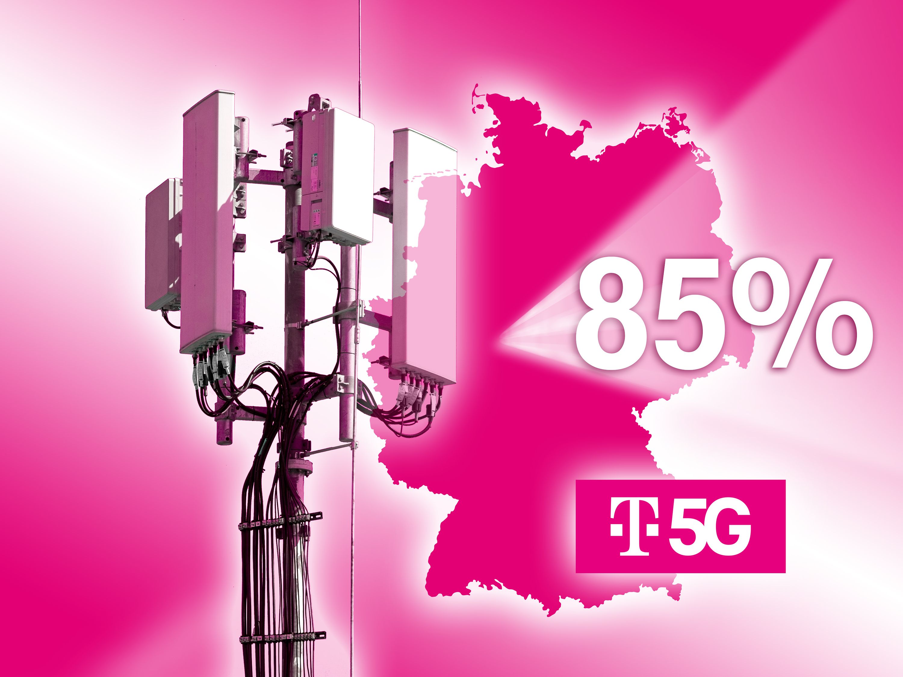 Telekom liegt beim 5G- und Glasfaser-Ausbau voll im Plan / Wiederaufbau ...